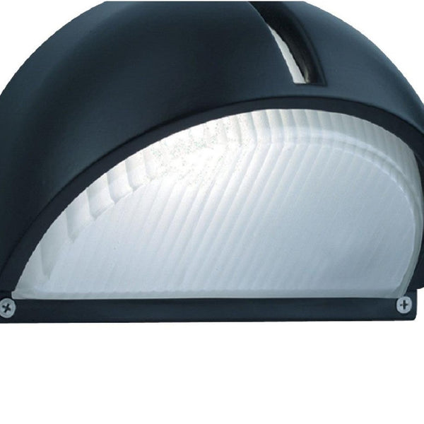 Matt Black Outdoor Half Moon Modern Bulkhead Wall Light IP44 – Discount ...