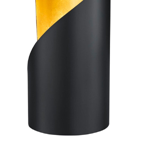 Britalia BR50161032 Black & Gold Inner Metal Vintage Cylinder Table La ...