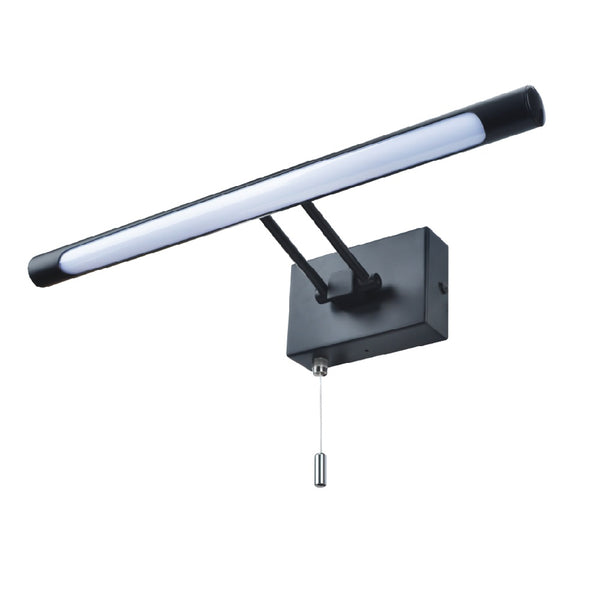 LED Matt Black Bathroom Modern Switched Picture Light 41cm IP44 ...